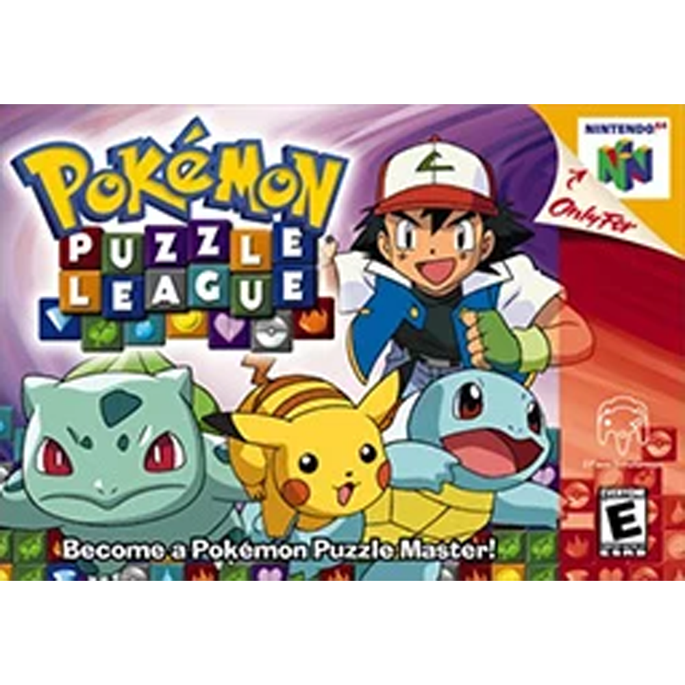 N64 Game Pokomon Puzzle League Games Cartridge Card for 64 N64 Console ...