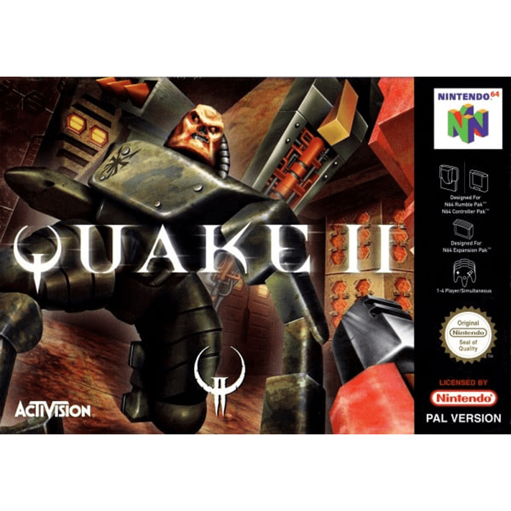 Quake II Games Cartridge Card for N64 (US Version) - Walmart.com