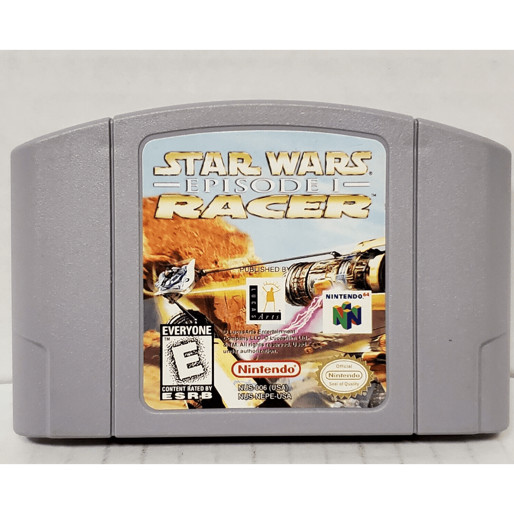 N64 Game Star Wars Episode I: Racer Games Cartridge Card for 64 N64 ...
