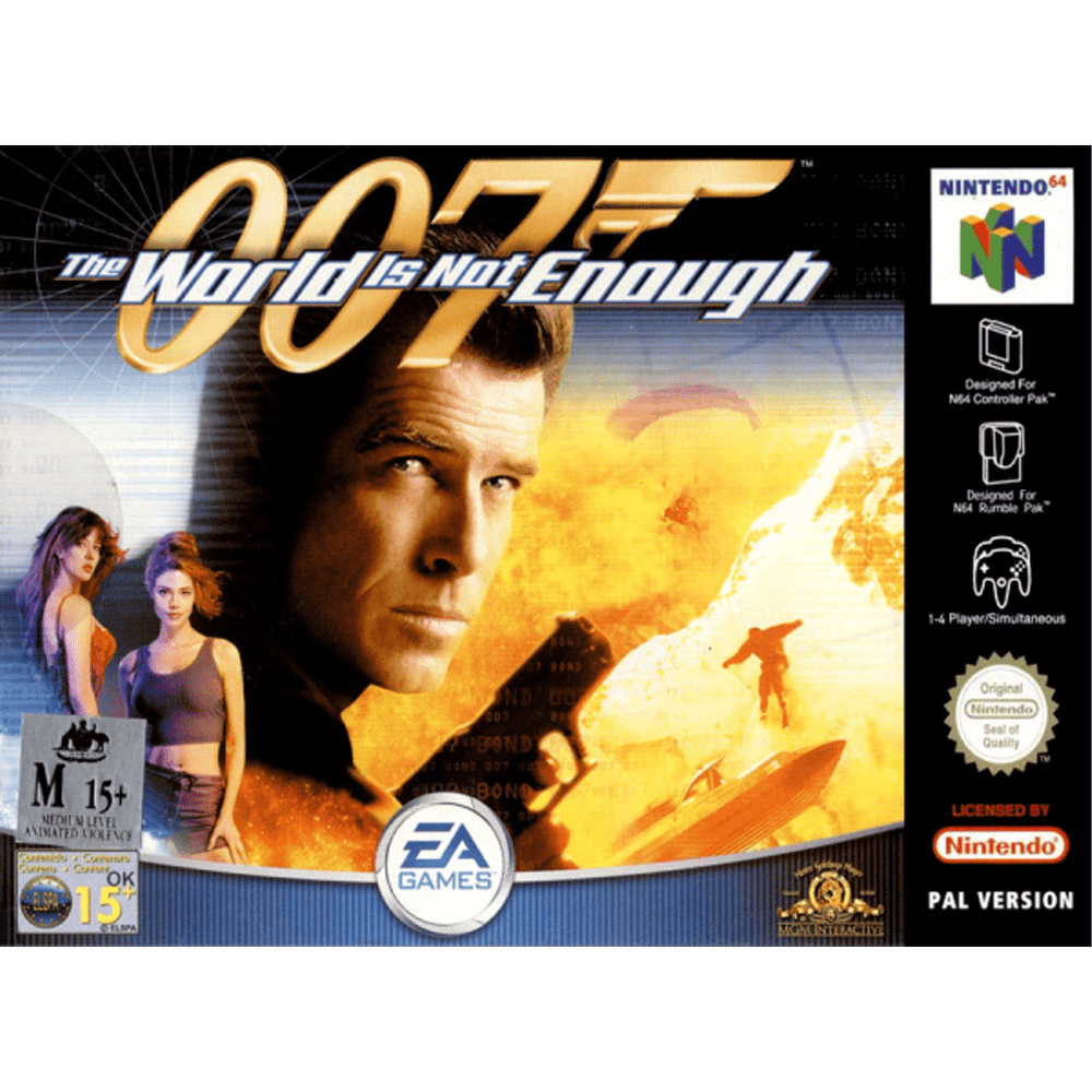 N64 Game The World Is Not Enough Games Cartridge Card for 64 N64 ...