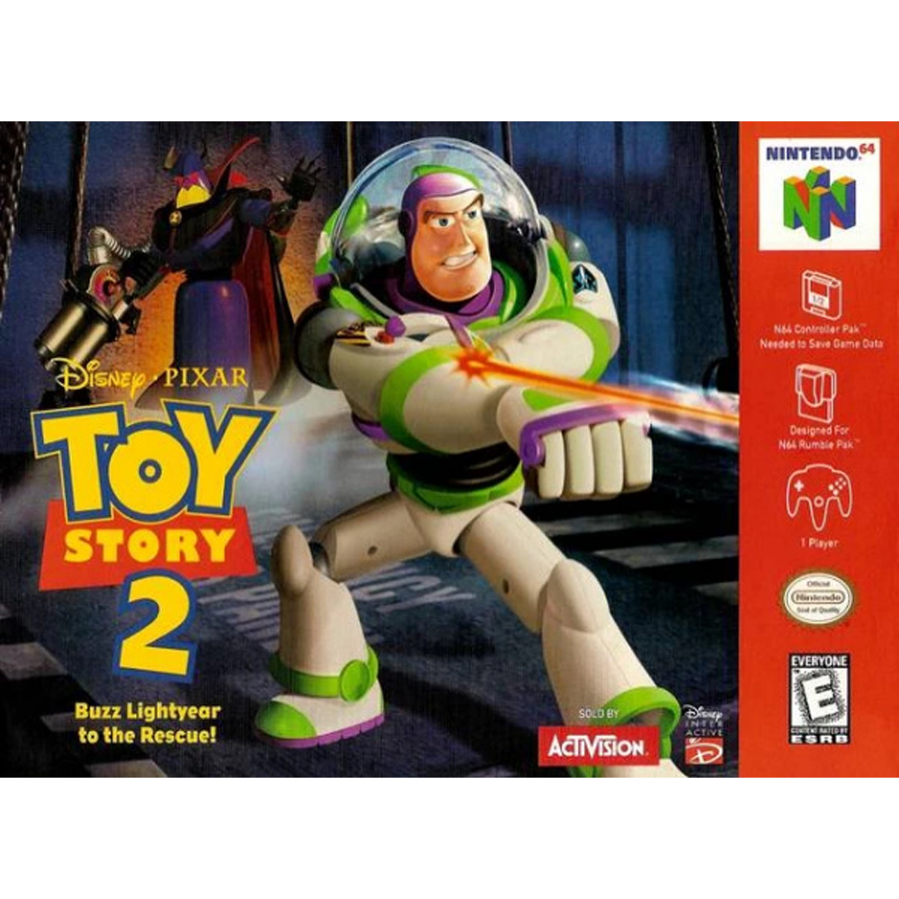 N64 Game Toy Story 2: Buzz Lightyear to the Rescue Games Cartridge Card ...