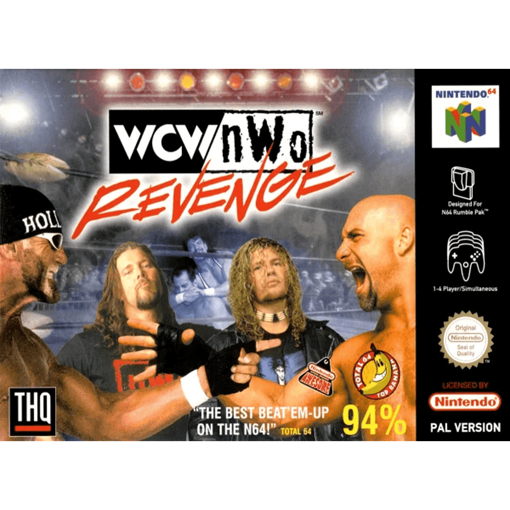 N64 Game WCW/nWo Revenge Games Cartridge Card for 64 N64 Console US ...