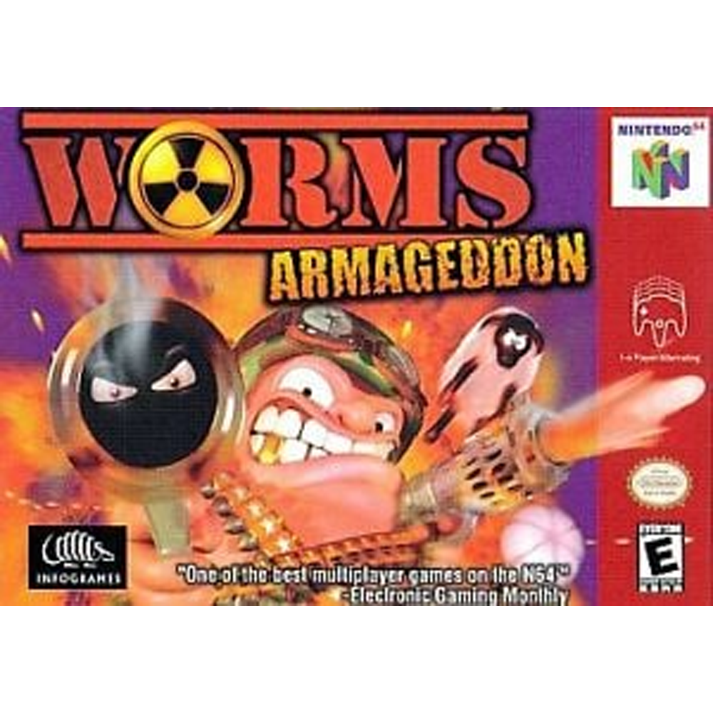 N64 Game Worms Armageddon Games Cartridge Card for 64 N64 Console US ...