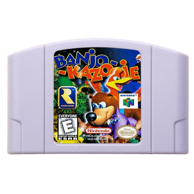 Banjo-Kazooie N64 Game Cartridge Card for US NTSC Console - High ...