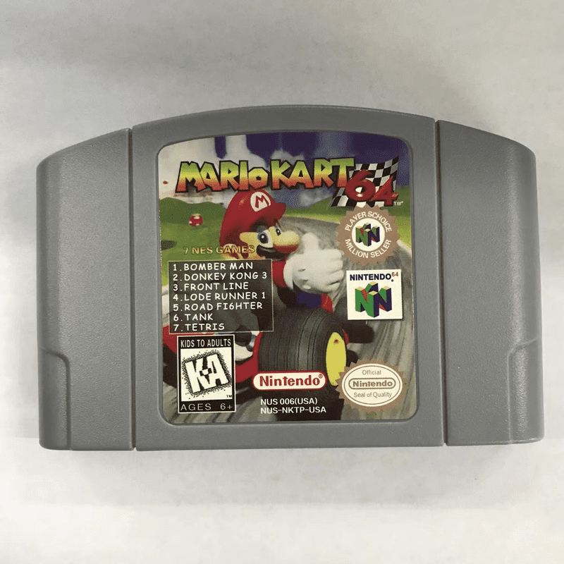 N64 Mario Kart 64-7NES GAMES Game Card US Version for Nintendo 64 ...