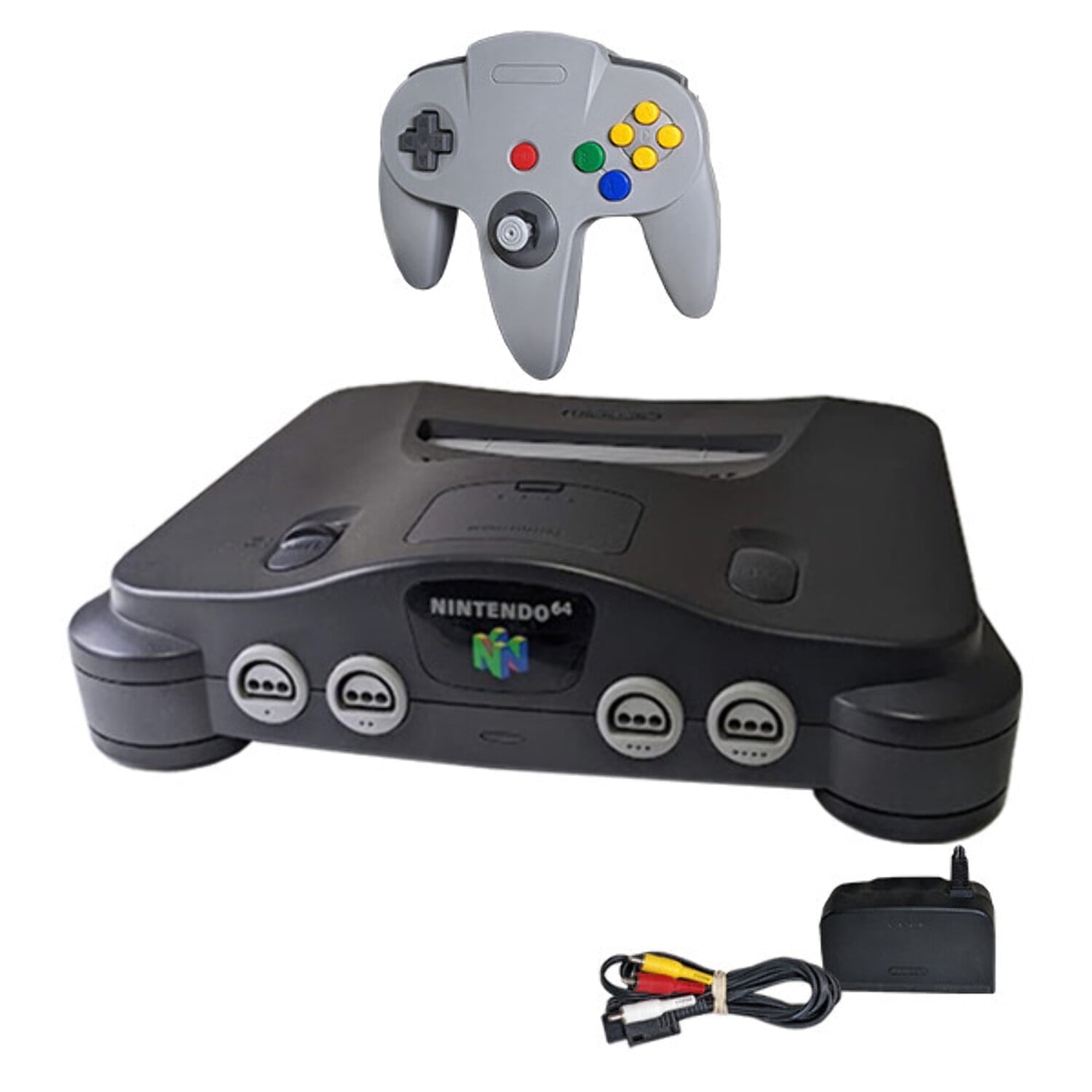 Nintendo 64 Player Pak with Grey Replica Controller and Accessories ...
