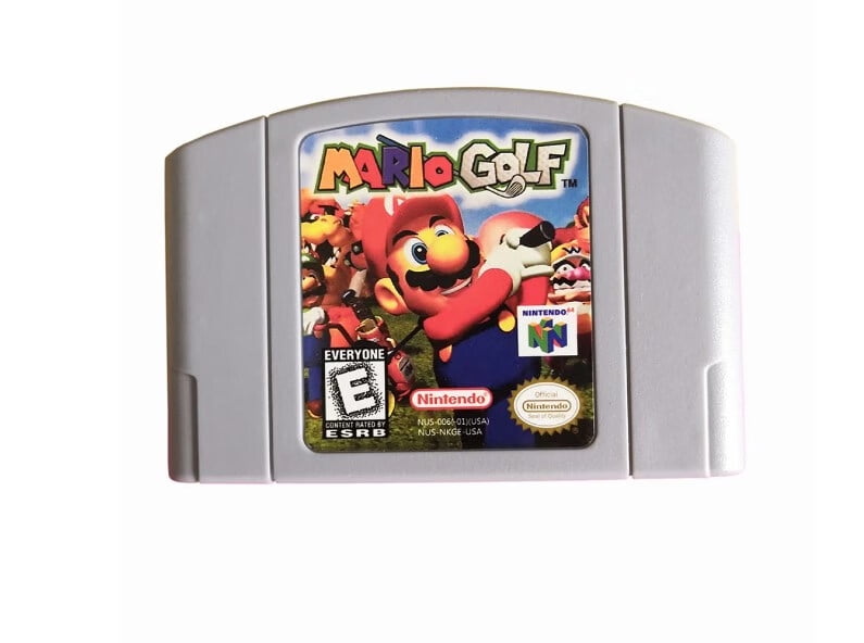 N64 US Edition Mario Golf Game New N64 Cards - Walmart.com