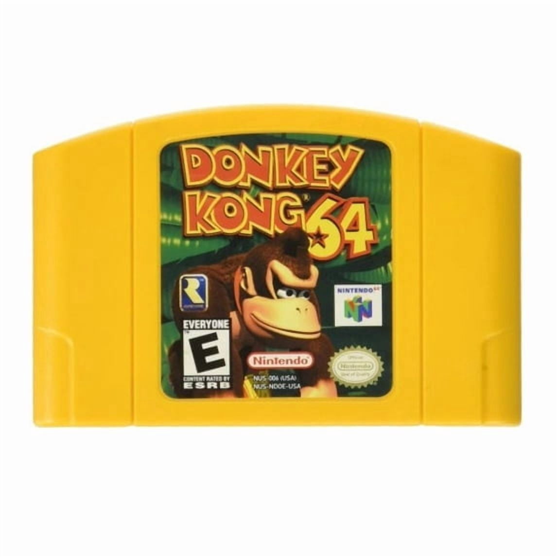 N64 Yellow Donkey Kong 64 N64 Game Cartridge (US Version) - Walmart.com