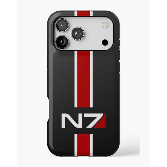 N7 emblem, Mass Effect H577 Premium Durable Case for iPhone 17 16 15 14 ...