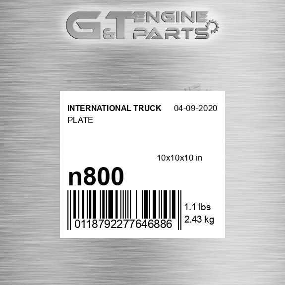 N800 PLATE fits INTERNATIONAL TRUCK (New OEM) - Walmart.com