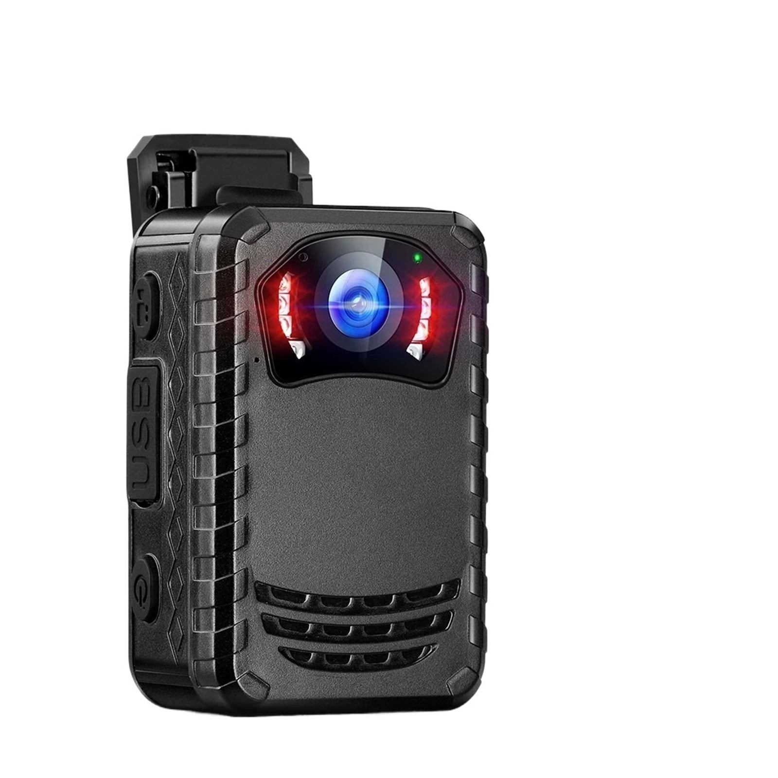 N9 Full HD Police Body Camera 165 Degree Lens IR Night Vision SD Card Storage Mini Camera ...