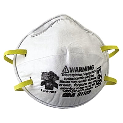 N95 Particulate Respirator, Half Facepiece, Two Fixed Straps, Non-Oil ...