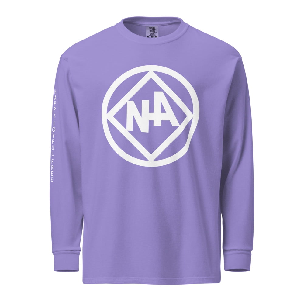 NA Circle Diamond White Logo w Letters HOPE Happy Joyful Free Slogans ...