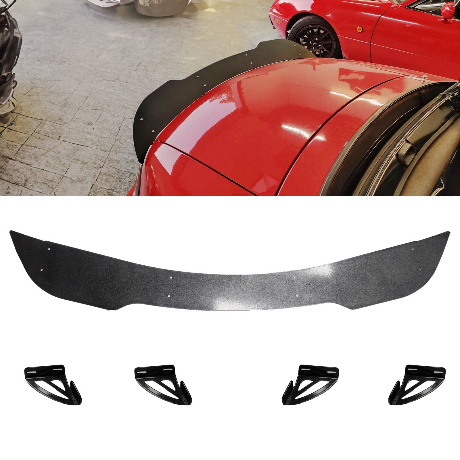 NA Mazda Miata Custom Ducktail Duckbill Trunk Spoiler Duckwing US ...