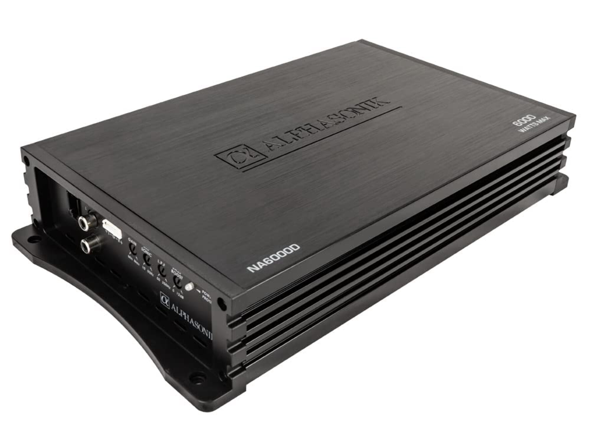 Alphasonik NA6000D Monoblock 6000W Max Class-D Amplifier w/ Remote Bass ...