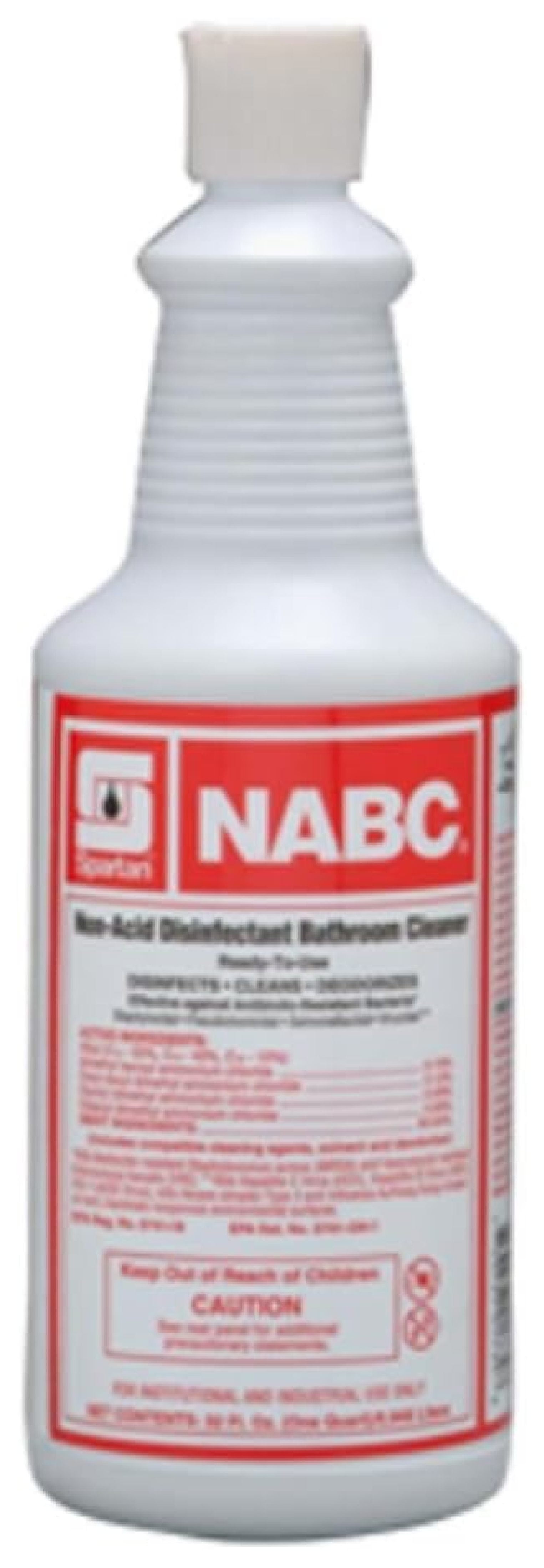 NABC Non-Acid Bathroom Cleaner RTU 32oz Bottle Case of 12 - Walmart.com