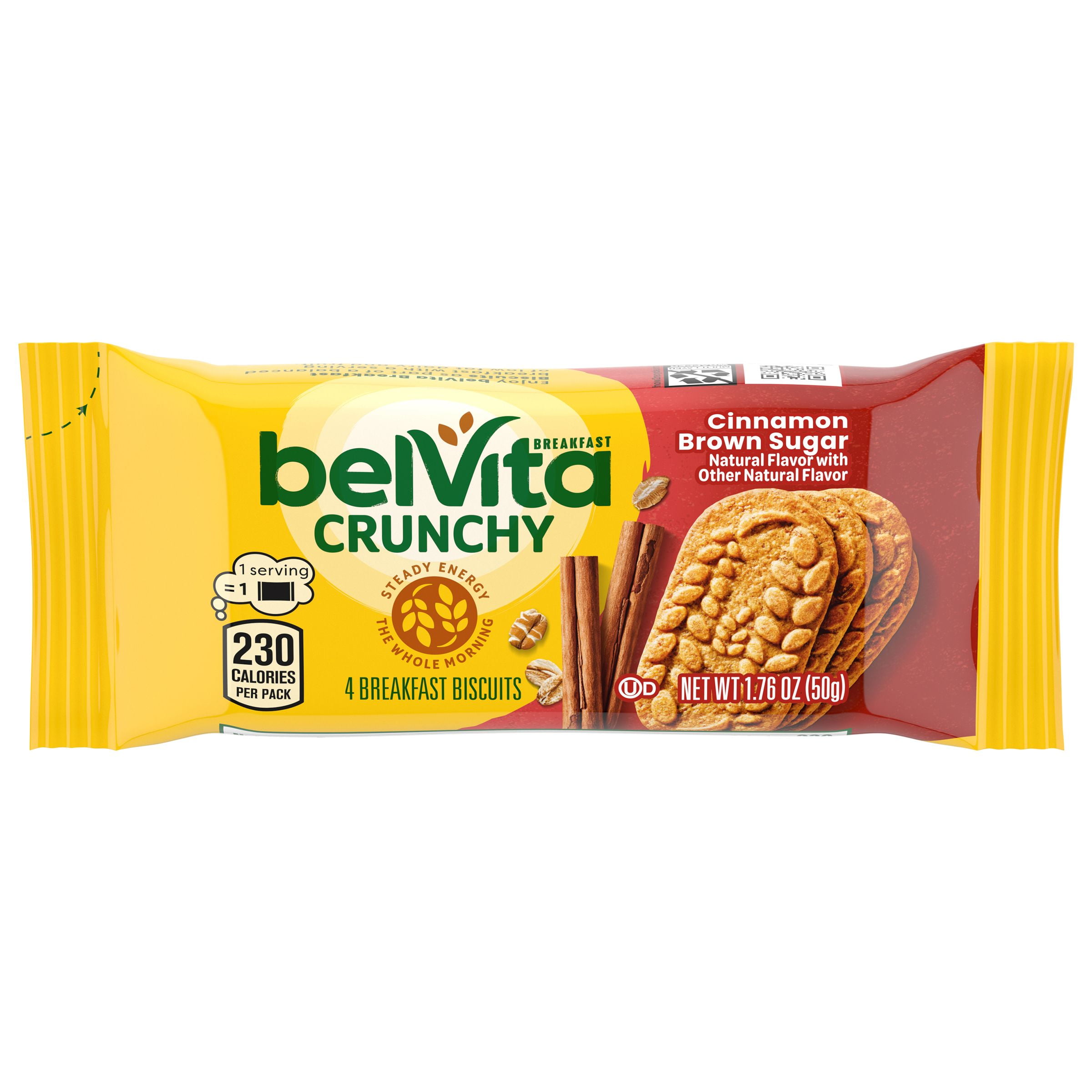 NABISCO BELVITA BREAKFAST BISCUIT CINNAMON BROWN SUGAR COOKIES 1.76 OZ ...