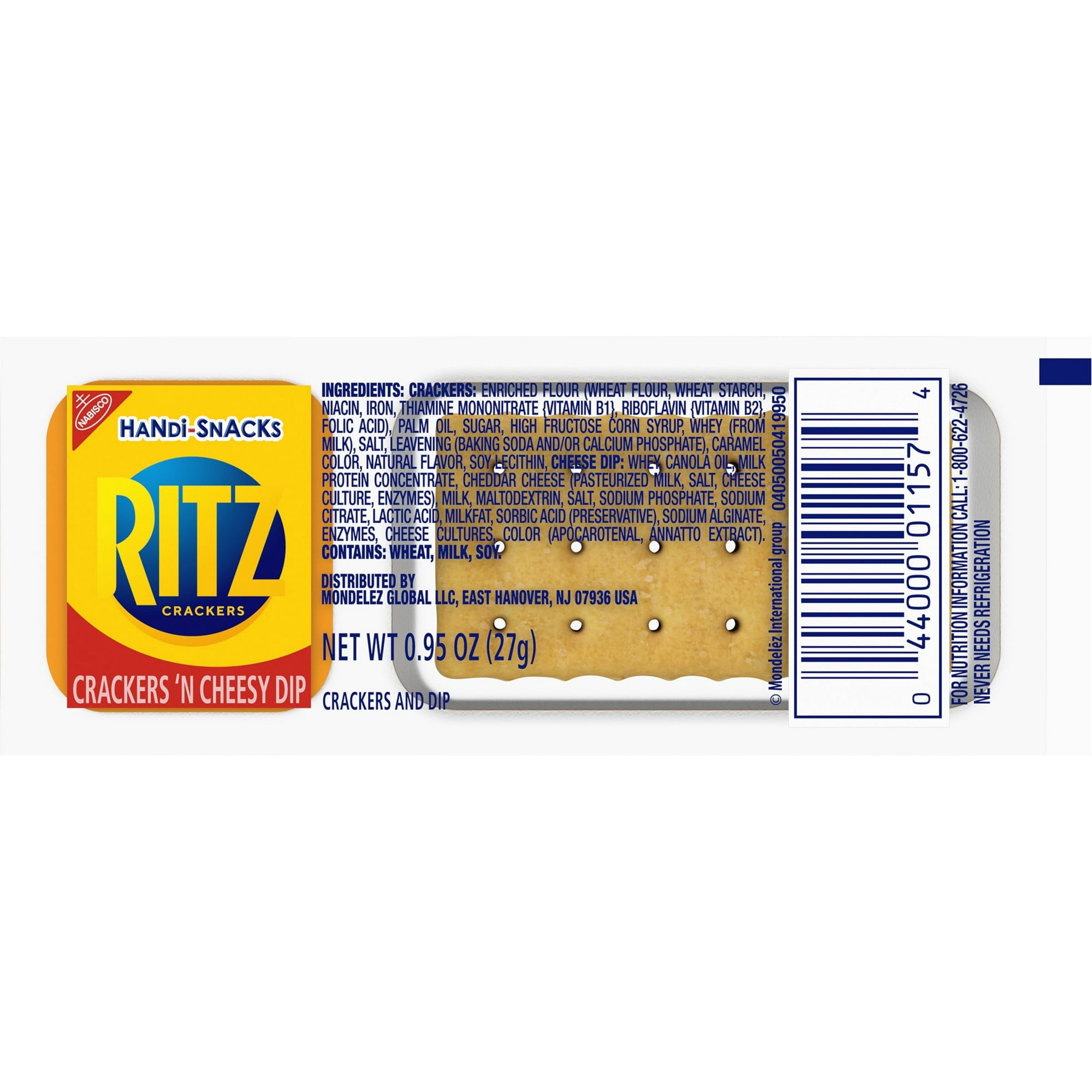 NABISCO HANDI-SNACKS RITZ CRACKERS N CHEEZ TWO COMPARTMENT SNACKS 0.95 ...