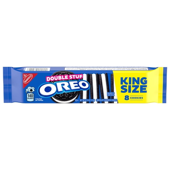 NABISCO OREO ORIGINAL DOUBLE STUF KING SIZE COOKIES 4.15 OZ - Walmart.com
