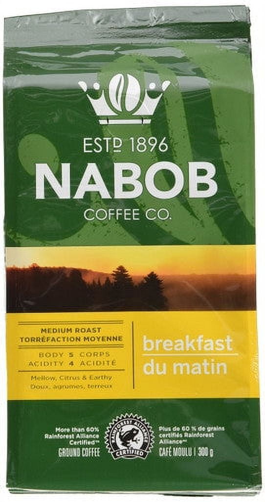 NABOB Breakfast Blend Ground Coffee, 1800g (6 count) {Imported from ...