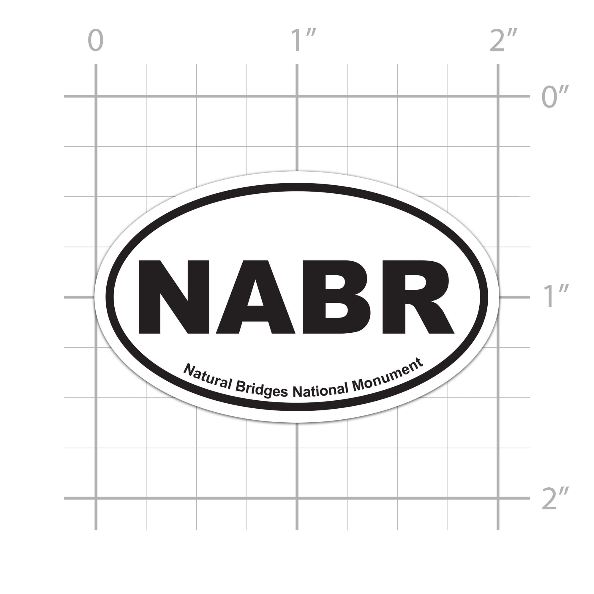 NABR Natural Bridges National Monument Sticker for water bottle phone ...