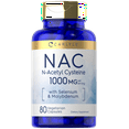 NAC Supplement N-Acetyl Cysteine | 1000 mg | 80 Capsules | With Selenium & Molybdenum ...