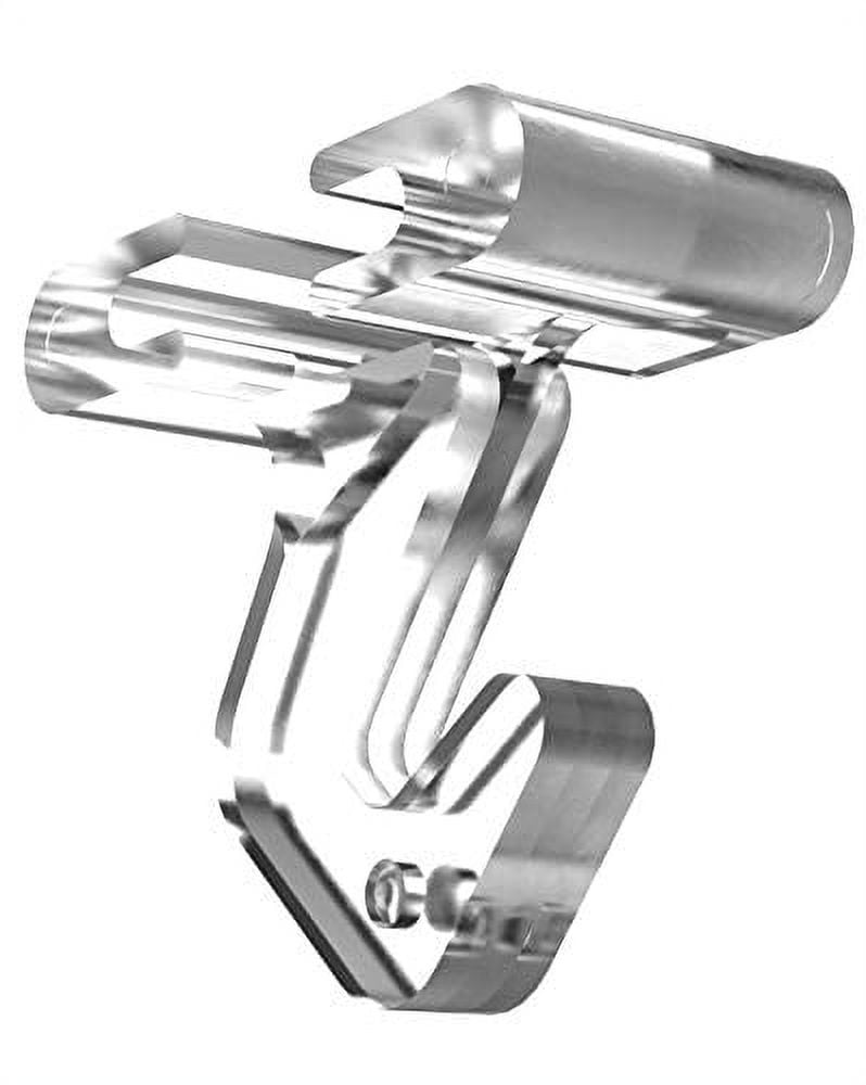 NACETURE Clear Polycarbonate Drop Ceiling Hooks, 12-Pack, 1.5-inch-long ...