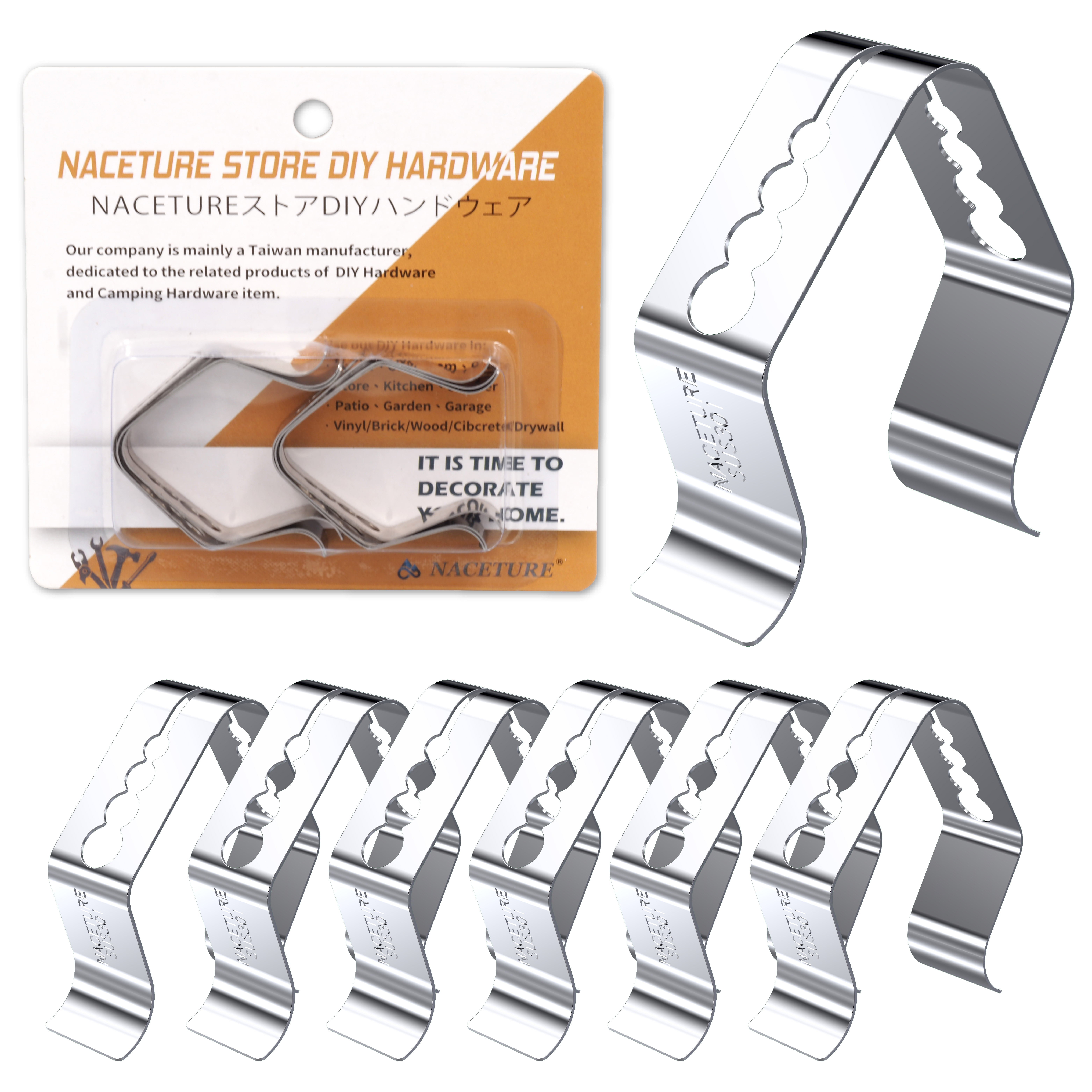 NACETURE Temp Probe Clip 6 Pcs - Four Holes Grill Temperature Probe ...