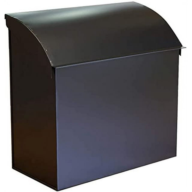NACH Baxter High Capacity Parcel Mailbox – Black Wall Mount Mailboxes ...