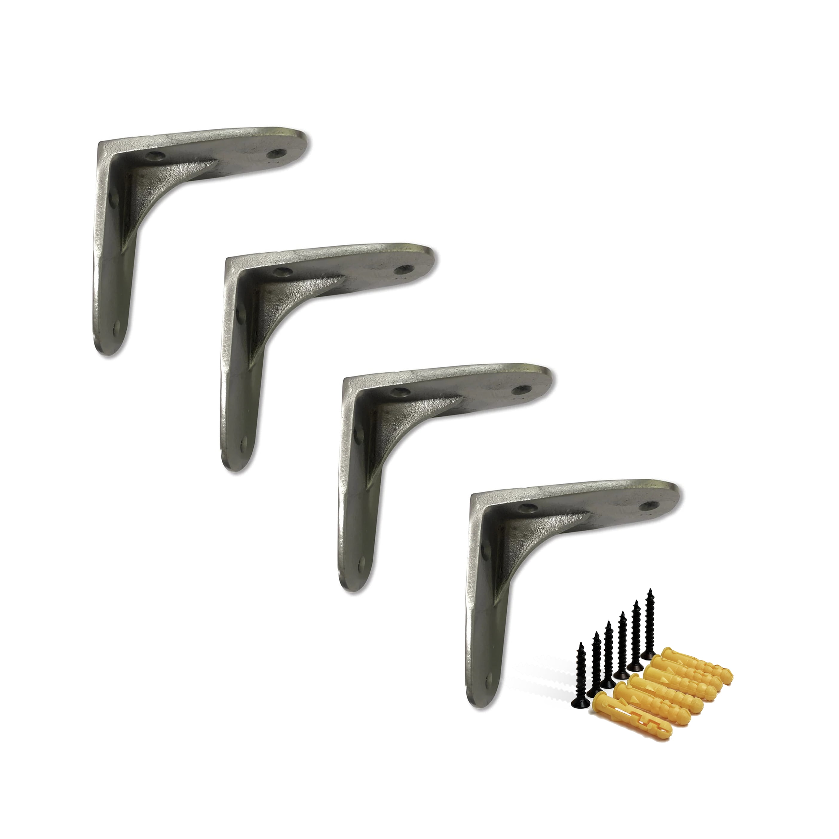 NACH Cast Iron Industrial Antique Metal Shelf Bracket, Wall Mount ...