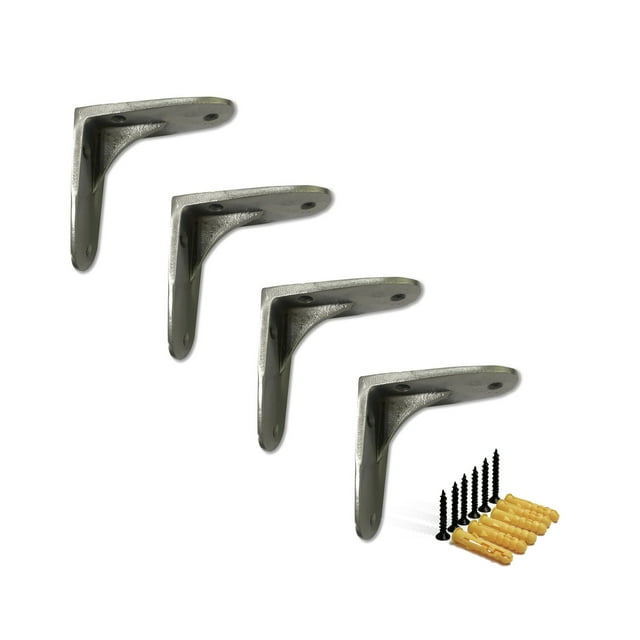 NACH Cast Iron Industrial Antique Metal Shelf Bracket, Wall Mount ...