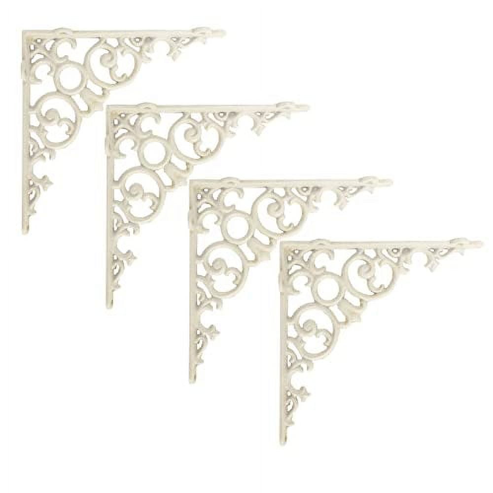 NACH Heavy Duty Cast Iron Victorian Scroll Shelf Bracket, Support Wall ...