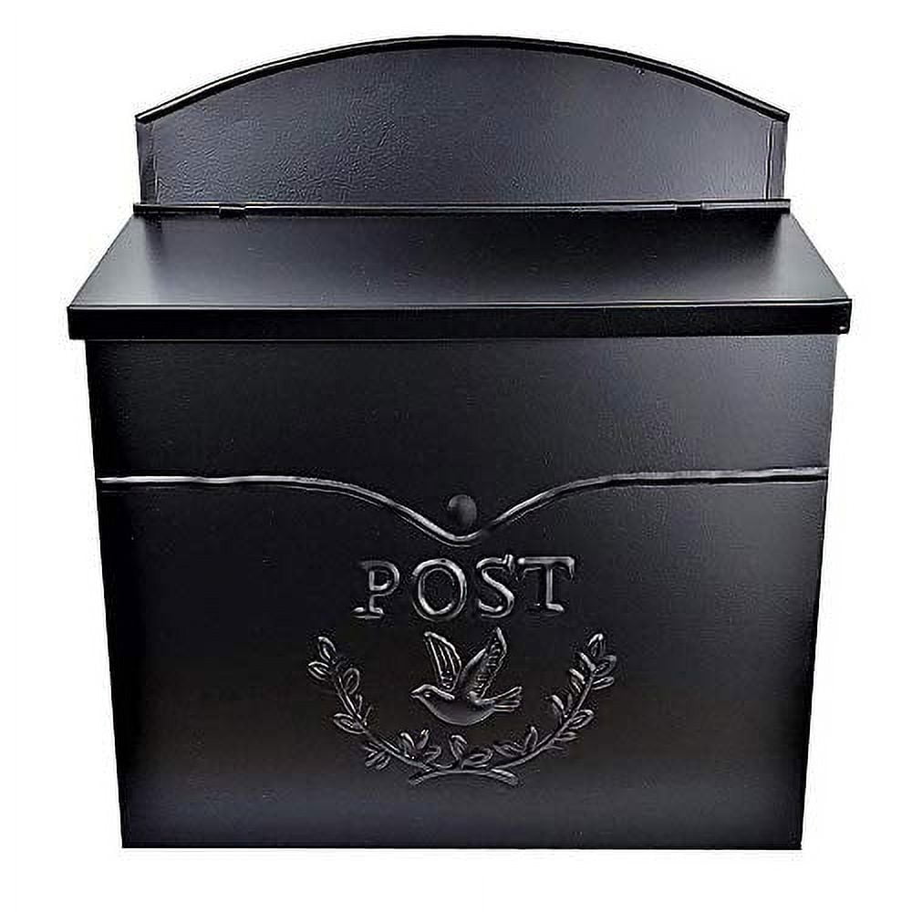 NACH Chelsea POST Classic Metal Mailbox, Vintage European Wall Mount ...