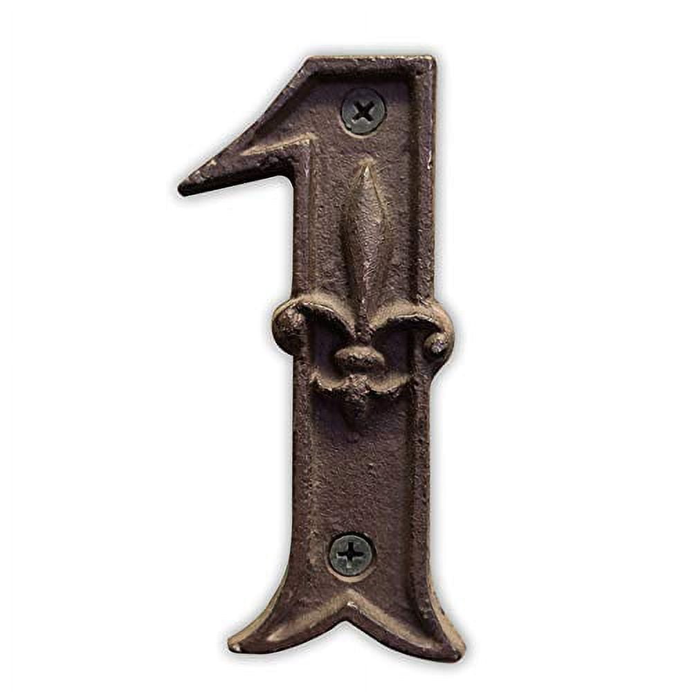 NACH DB62-1 House Numbers, 4.5 Inch, Rustic Brown - Walmart.com