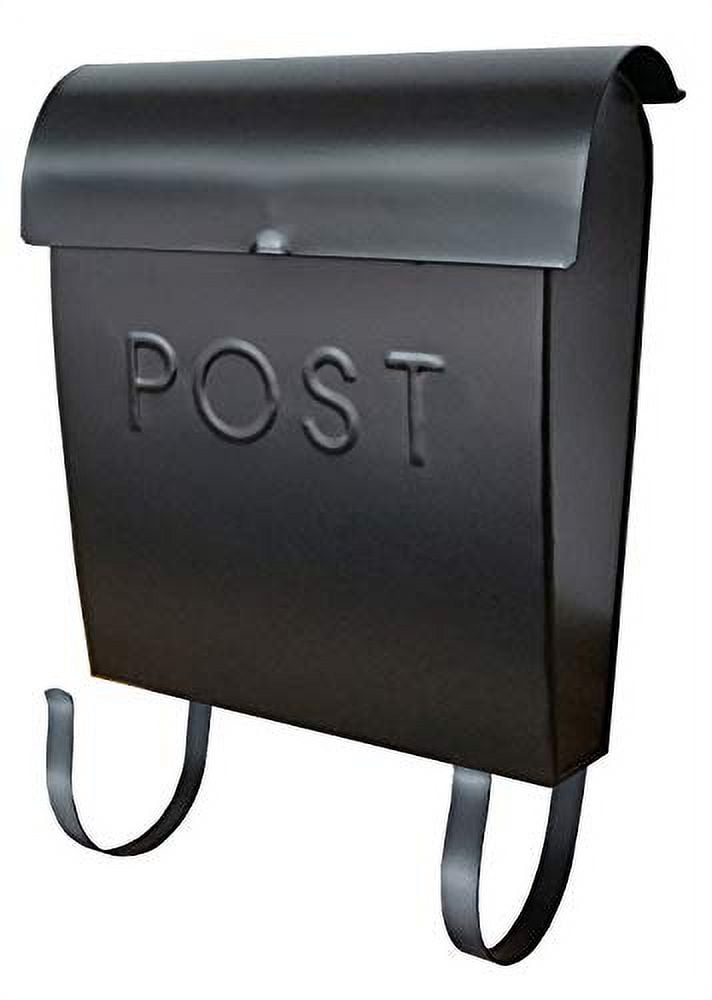 NACH Euro Wall Mount Mailbox with Detachable Newspaper Holder, Rustic ...