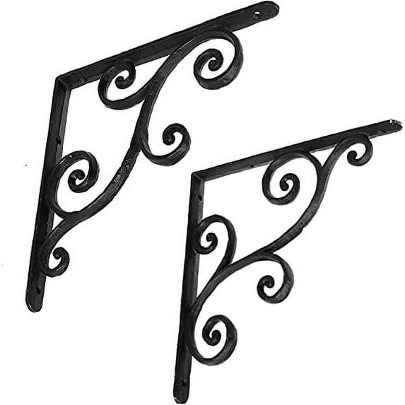 NACH Hammered Finish Victorian Shelf Bracket, Heavy Duty Brackets ...