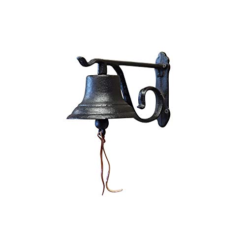 NACH JS-90-091 Classic Fine Cast Iron Rustic Hanging Doorbell, 8.5 x 5 ...