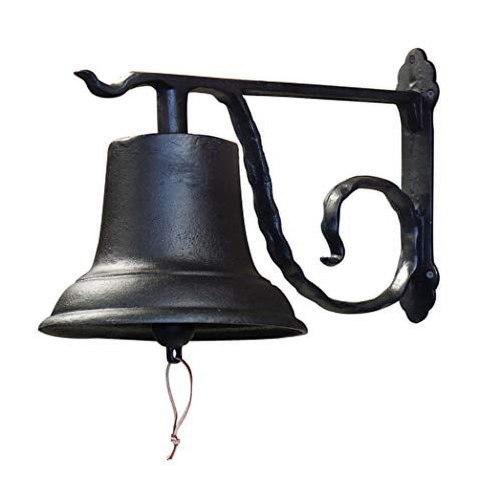 NACH JS-90-098 Classic Fine Cast Iron Rustic Hanging Doorbell, 19.3 x ...