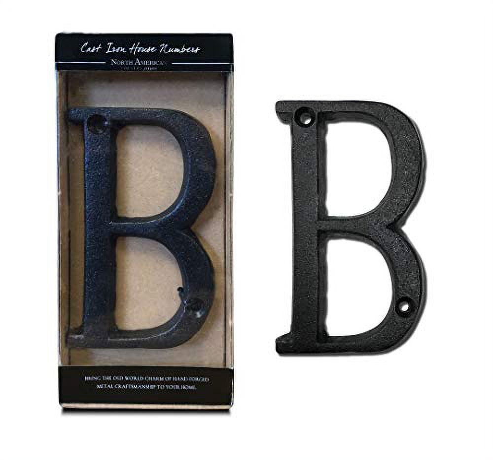 NACH Roman Cast Iron House Number, Decorative Mailbox Numbers for ...
