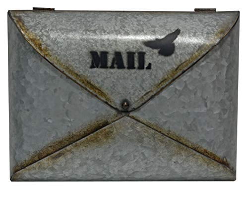 NACH Tom Industrial Post Marked Mailbox, Rust Resistant Galvanized ...
