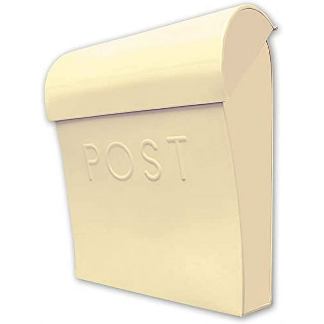 NACH Vicki Cream White Mailbox, Wall Mount Mailboxes For Outside ...