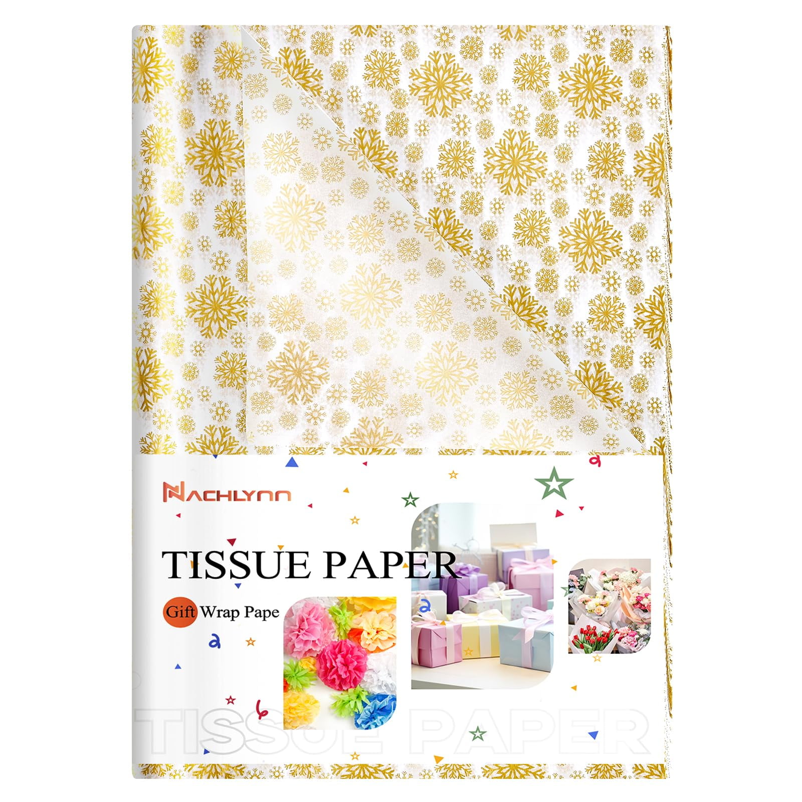 NACHLYNN 90 Sheets Christmas OIF8 Tissue Paper 20 x 14 inches Baby ...