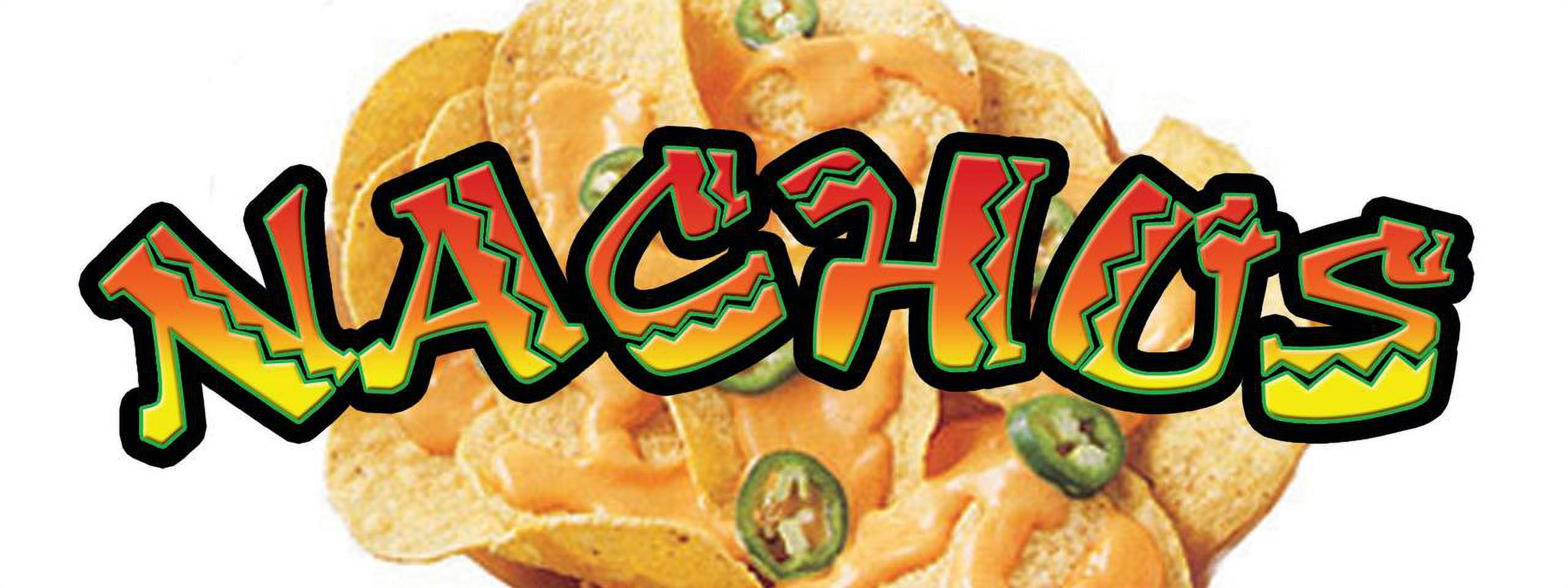 NACHOS I Concession Decal mexican nacho cart stand sign - Walmart.com