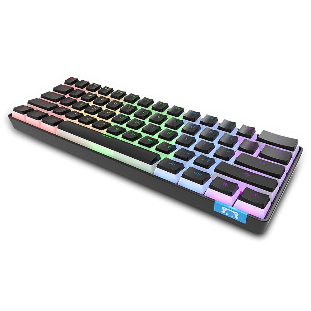 NACODEX Mini 60% Mechanical Gaming Keyboard - PBT Pudding Keycap ...