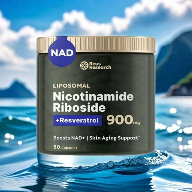 NAD+900mg High-Potency Support Liposomal Nicotinamide Riboside with ...