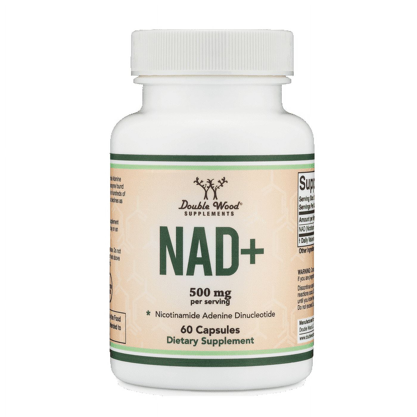 NAD+ Supplement - 60 x 250 mg capsules - Boosts Nicotinamide Adenine ...