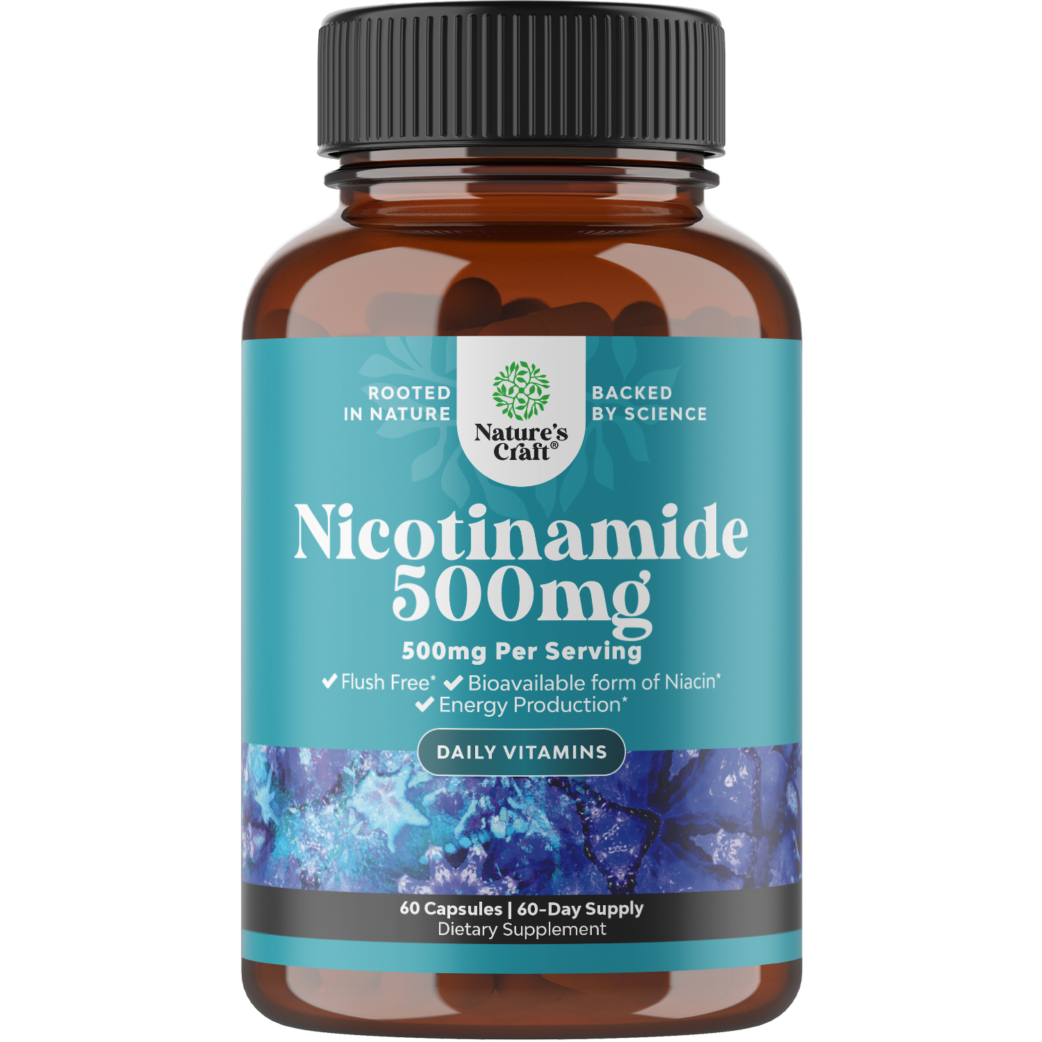 NOW Supplements, Niacinamide (Vitamin B-3) 500 mg, Energy Production ...