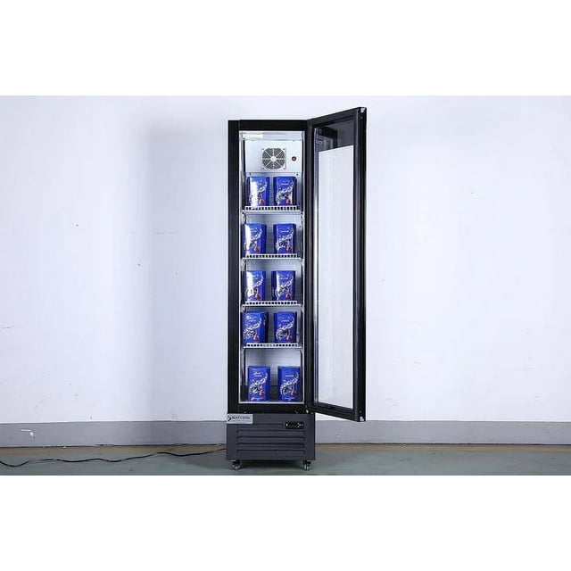 NAFCOOL 5.8 Cu. ft Tall Large Upright Commercial Refrigerator, Single ...