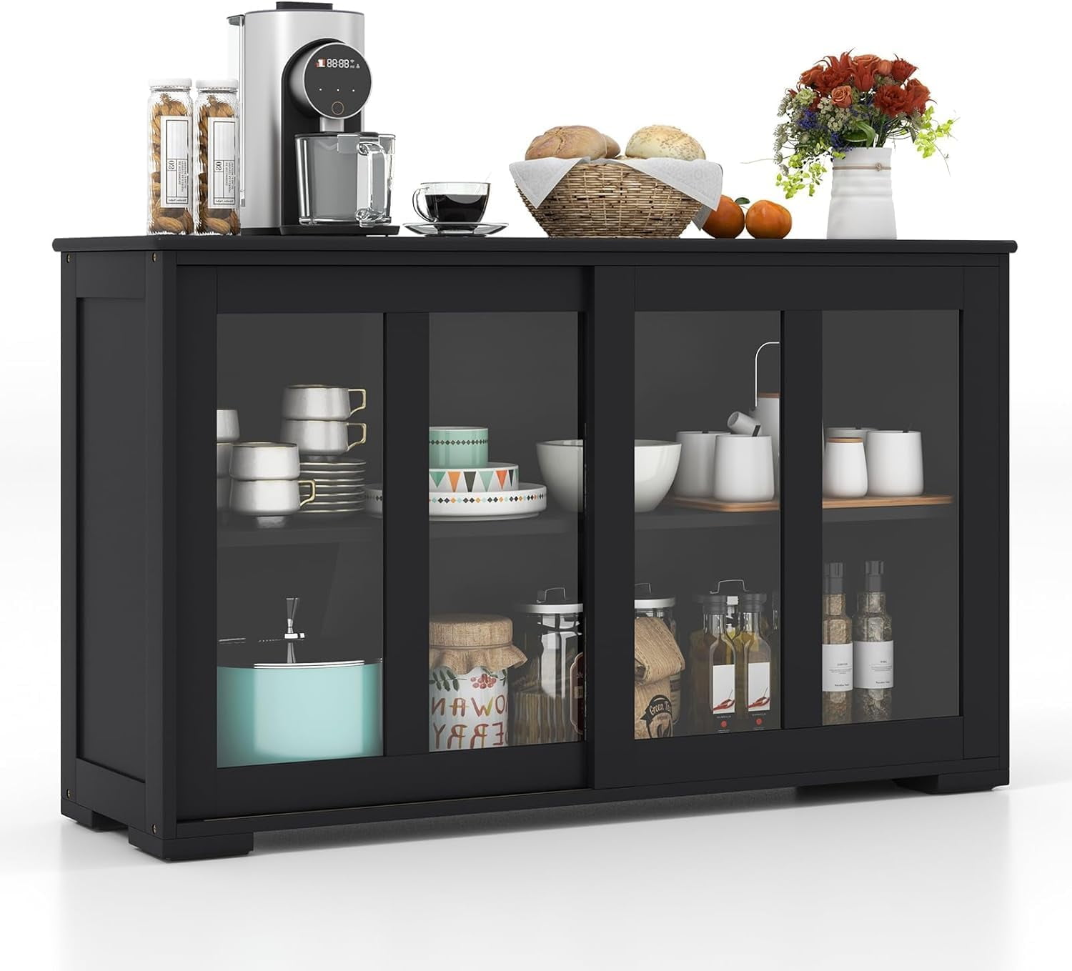 NAFORT Buffet Cabinet with Storage,Sideboard Buffet Cabinet with ...