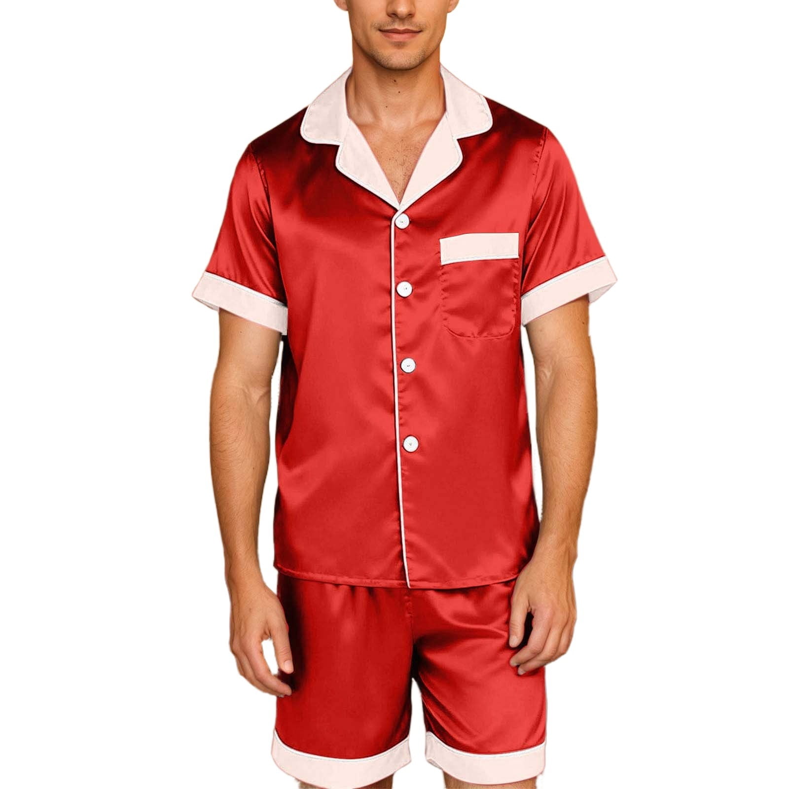 NAFUU Christmas Pajamas For Men 2025 Family Christmas Pajamas Matching ...